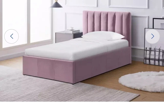 PANDORA SINGLE END Lift Ottoman Bed - Pink £281.52 - PicClick UK