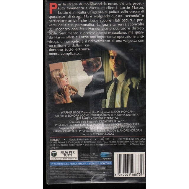 DOUBLE IDENTITÉ VHS Sondra Locke Univideo - PIV11887 Fermé EUR 41,31 - PicClick FR