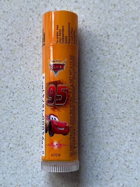AVON DISNEY PIXAR Cars Lip Balm Lightning McQueen Christmas Stocking ...