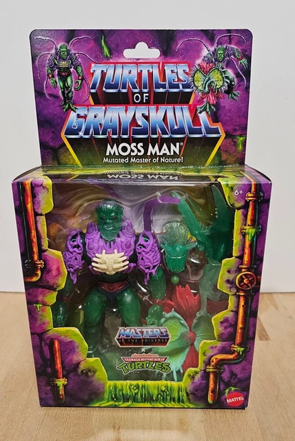 MATTEL MOTU ORIGINS Turtles of Grayskull MOSS MAN Teenage Mutant Ninja ...