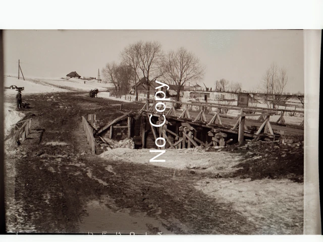 FOTO NEGATIV WK2 Stug III Sturmgeschütz Brigade 1942 Russland bei Orel ...