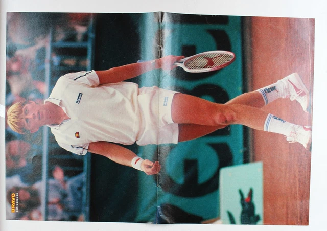 BORIS BECKER BRAVO Poster - German 80s Magazine Portrait Poster EUR 9 ...