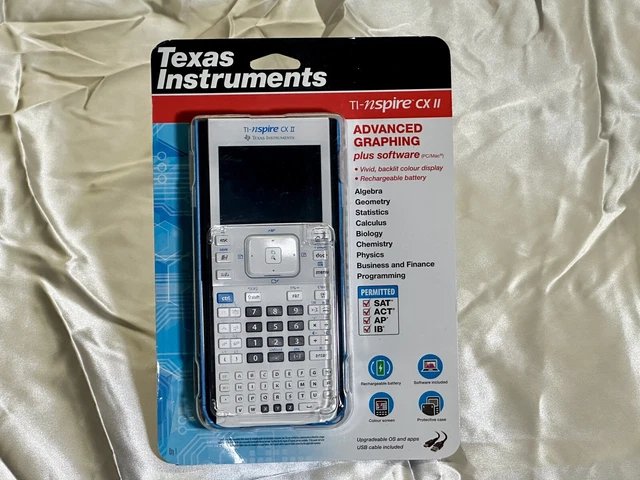 TEXAS INSTRUMENTS TI-NSPIRE CX II Handheld Graphing non CAS Calculator ...