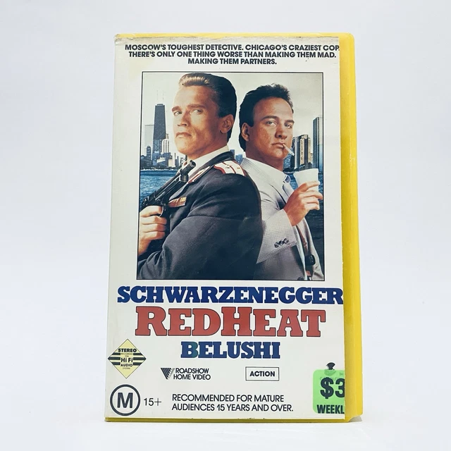 RED HEAT (VHS, 1988) Comedy Action Movie Arnold Schwarzenegger Video ...