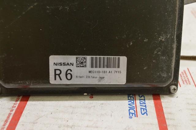 2008 NISSAN ALTIMA Engine Control Module Unit Ecm MEC110-181 C61 004 ...