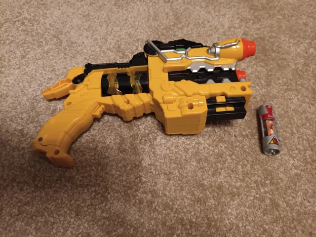 POWER RANGERS DINO Charge Yellow Morpher Gun, T-rex Morpher Blaster ...