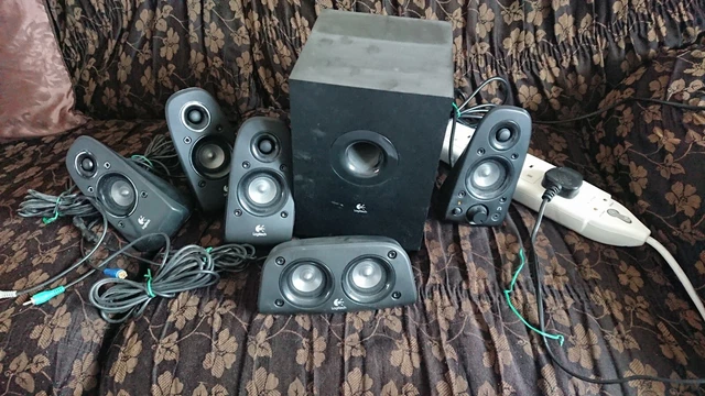 LOGITECH Z506 5.1 Surround Sound Speaker System - Black - USED - Fully Working £49.99 - PicClick UK