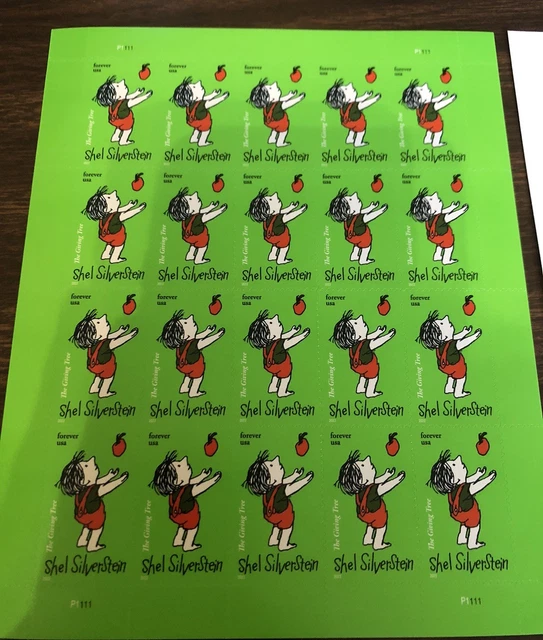 #5683 SHEL SILVERSTEIN "The Giving Tree" 2022 USPS Issue-MNH Sheet of ...