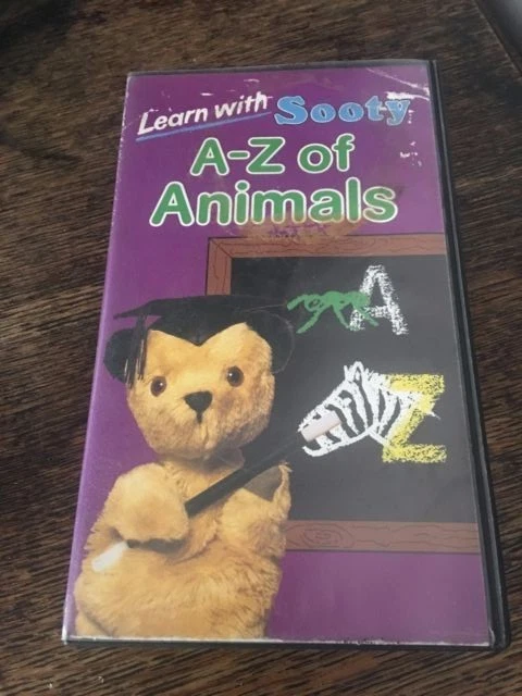 LEARN WITH SOOTY A-Z OF ANIMALS VHS VIDEO £4.95 - PicClick UK
