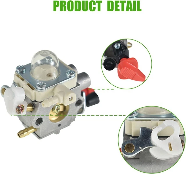 CARBURETTOR KIT FOR Stihl FS50 FS56 FS40 FS70 FC56 FC70 41441200608 C1M ...