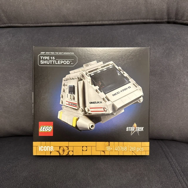 LEGO ICONS STAR Trek Type 15 Shuttlepod (40768) GWP new and sealed £89. ...