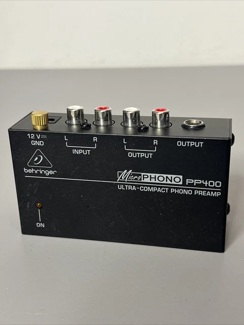 BEHRINGER PP400 ULTRA-COMPACT Phono Preamp $32.00 - PicClick CA