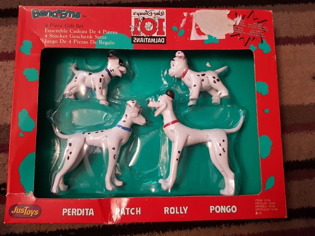 101 DALMATIAN’S MINI Figure Set bend ems just toys Disney Vintage £24. ...