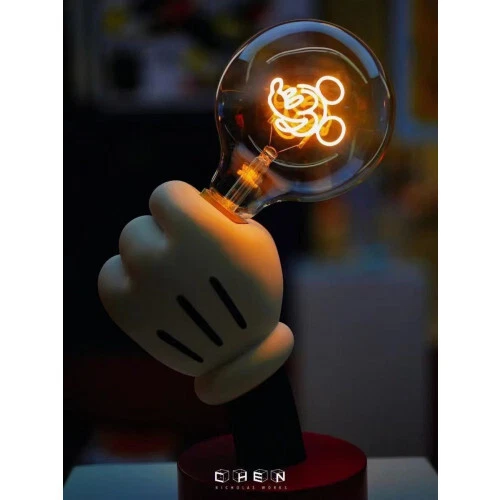 MICKEY MOUSE HAND-SHAPED Lamp MGL TOYS Disney Figure Room Decoration ...