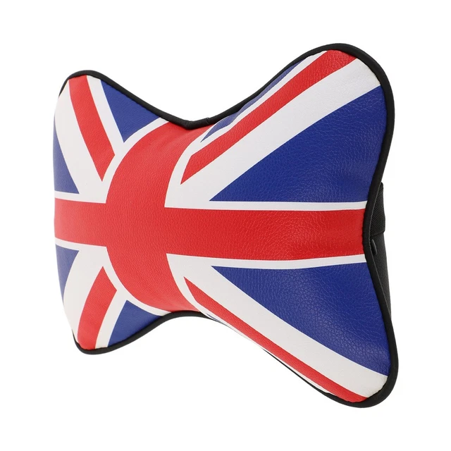 CAR PILLOW HEADREST Car Head Pillow Rest British Flag Pattern Pillow ...