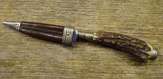 BEAU NICKER Couteau De Chasse Ancien Smf Allemagne Solingen EUR 20,00 ...