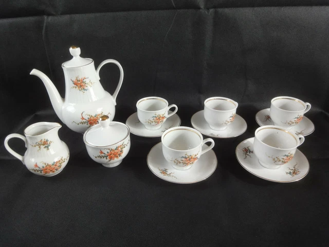 MOKKASERVICE HENNEBERG 1777 Porzellan DDR für 5 Personen EUR 10,99 - PicClick DE