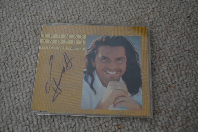 THOMAS ANDERS SIGNED autograph In Person CD Cover MODERN TALKING £25.00 ...