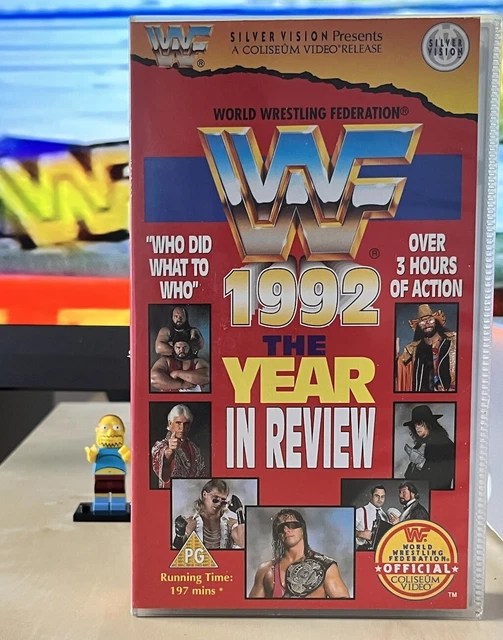 WWF 1992 YEAR in Review VHS PAL Wrestling Coliseum Video Tape WWE WCW ...