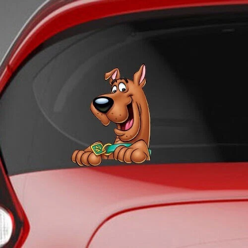 SCOOBY DOO FULL Colour Vinyl Decal Window Sticker Car Bumper Gift ...
