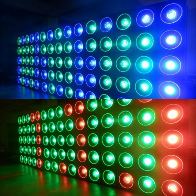 3 IN 1 25*30W Beam Wash Strobe Matrix RGB LED Stage Light Effect Bar DJ ...