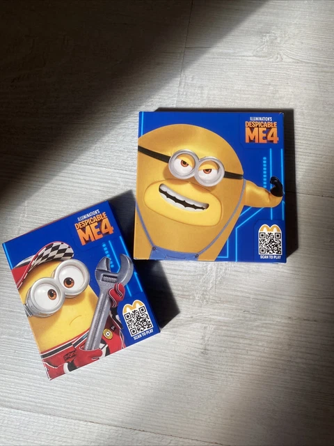 MCDONALD'S HAPPY MEAL UK 2024 MINIONS Despicable Me4 Collectable Tins ...