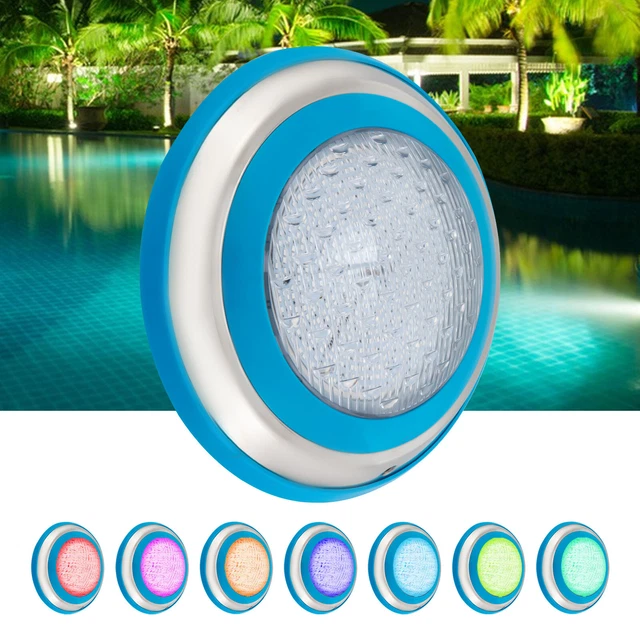 LED UNDERWATER POOL Light 47W Waterproof IP68 RGB Swimming Pool Lamp ...