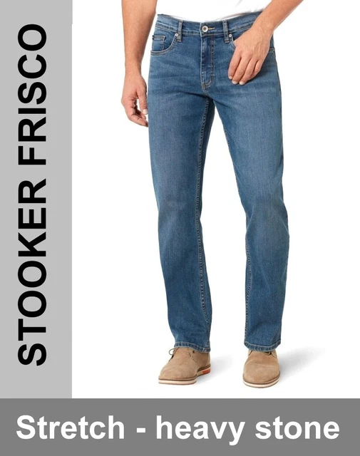 STOOKER FRISCO STRETCH / heavy stone / blau / 5-Pocket / HERREN JEANS ...
