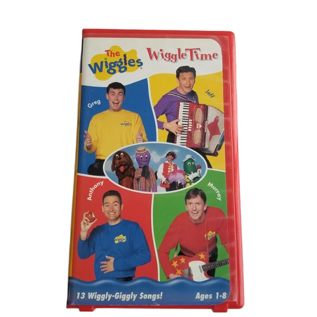 THE WIGGLES WIGGLE Time VHS Video Kids TV Movie 2000 in Red Clamshell ...