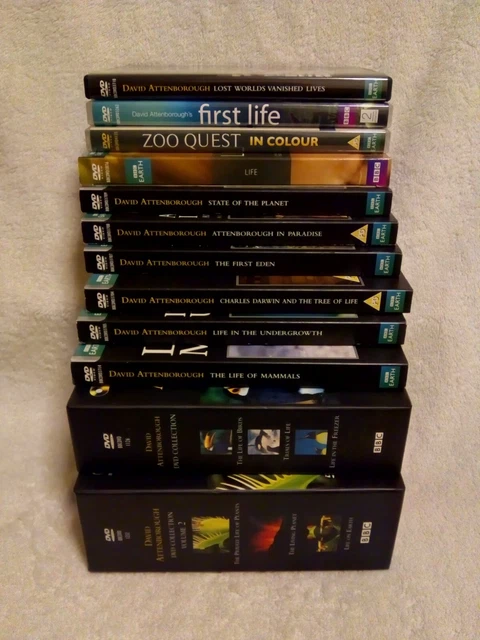 DAVID ATTENBOROUGH LARGE Collection Of Various Bbc Dvds / Box Sets EUR ...