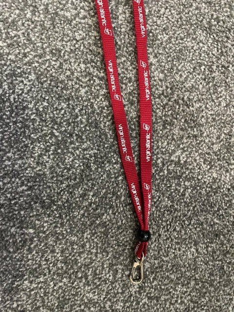 VIRGIN ATLANTIC CABIN crew uniform ID lanyard. Airline collectible £20. ...