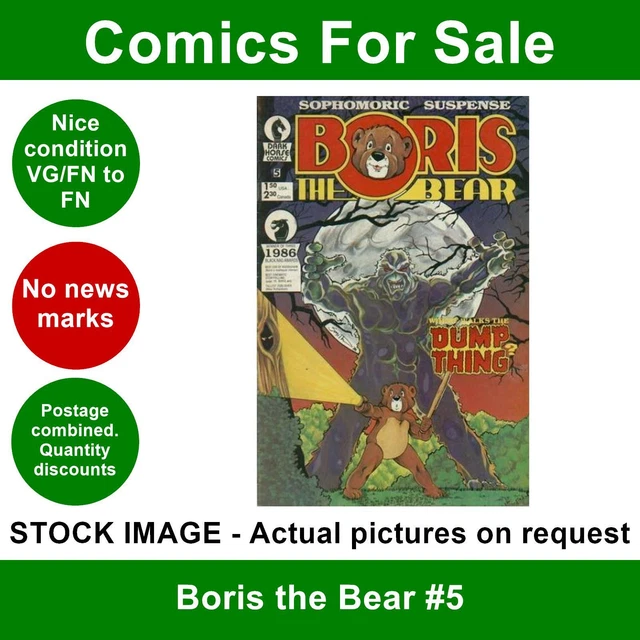 BORIS THE BEAR #5 comic - VG/FN clean 01 December 1986 EUR 6,66 ...