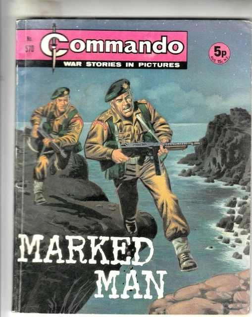 COMMANDO COMIC MARKED MAN No 570 EUR 10,28 - PicClick IT