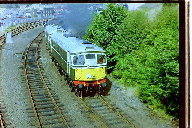 35MM RAILWAY COLOUR Negative Class 26 007 and 26 001 leaving Oban £1.95 ...
