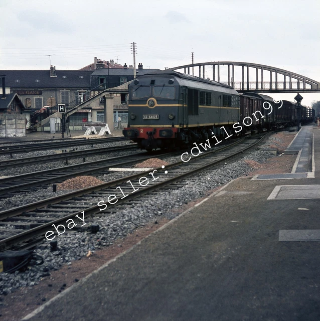 FRENCH RAILWAY SLIDE - SNCF No. CC.64023 Diesel Locomotive c1966 [E119 ...