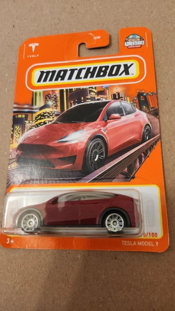 MATCHBOX TESLA MODEL Y Red #18 18/100 2022 Basic Car £4.62 - PicClick UK