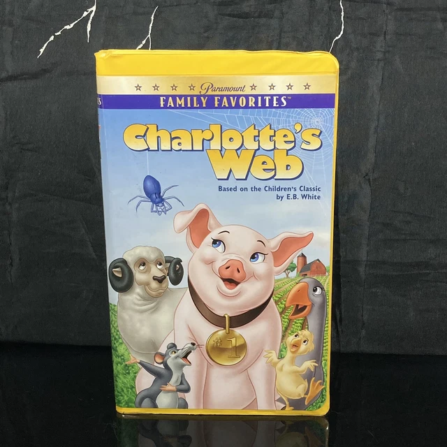 CHARLOTTES WEB (VHS 2001/ Film 1972) Yellow ClamShell Case EUR 4,49 ...