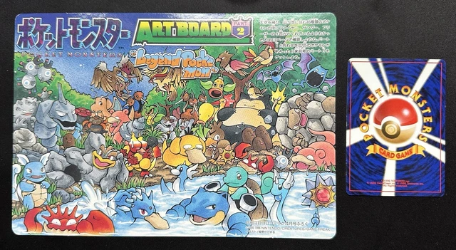 RARE 1996 POKÉMON Corocoro Promo jumbo artboard 2 Blastoise Art Board ...