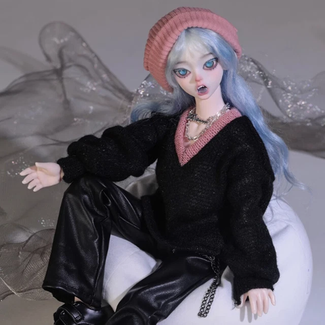 1/4 BJD DOLL SD Resin Ball Joint Bare Doll Neutral Wind Face Makeup ...