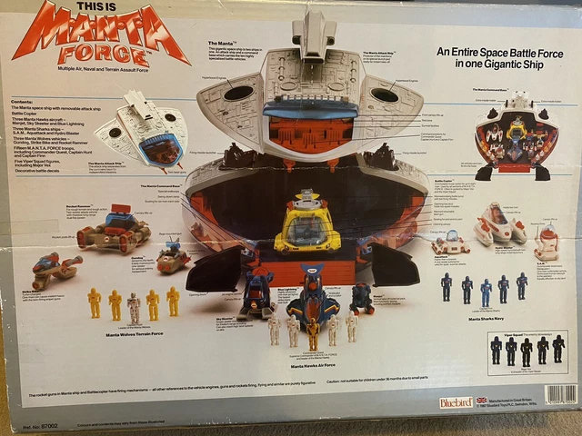 MANTA FORCE COMMAND Ship and Battle Fortress bundle + extras £51.00 ...