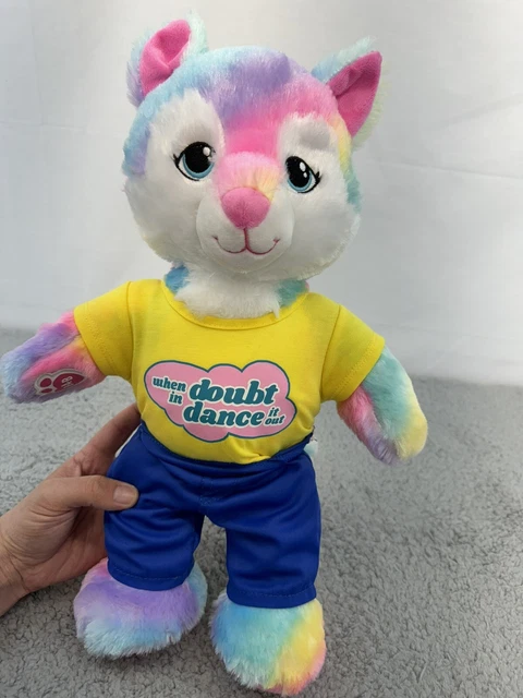 BUILD A BEAR Limited Edition Great Wolf Lodge Exclusive 18in Rainbow ...