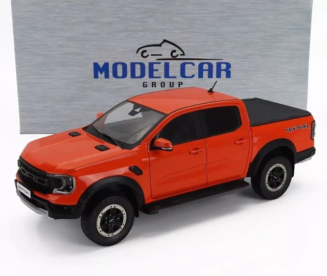 FORD RANGER RAPTOR Pick-Up 2022 Red/Orange 1:18 Scale Model Car Group ...
