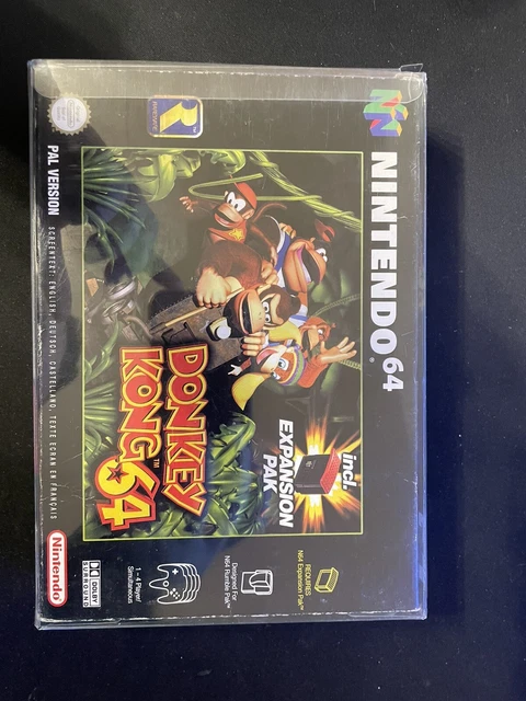 DONKEY KONG 64 + Expansion Pak mit Anleitung Und OVPNintendo 64, N64 ...