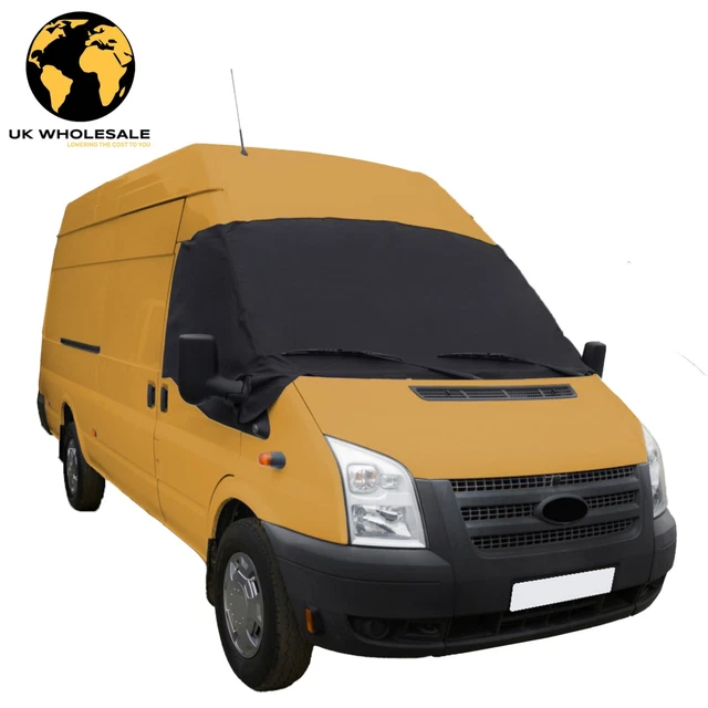 FORD TRANSIT VAN Mk7 Screen Cover Curtain Wrap (2007-2013) 370 Black £ ...