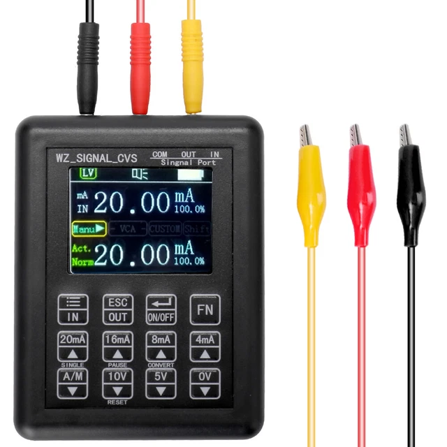 CURRENT VOLTAGE Simulator 0-10V 4-20mA Signal Generator Sources H7V8 £ ...