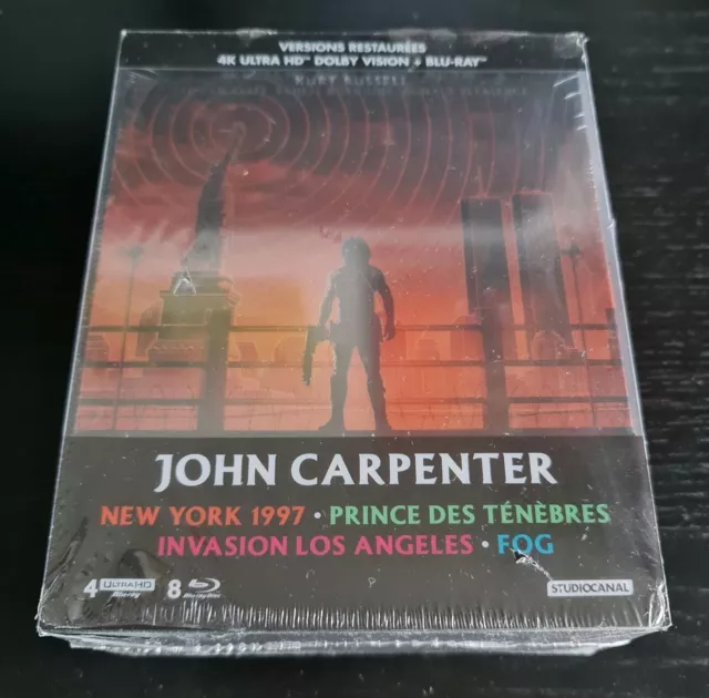 John Carpenter 4k Coffret Steelbook 4k Uhd Blu Ray Bonus Blu Ray