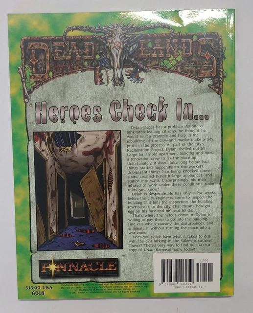 DEADLANDS HELL ON Earth Urban Renewal Pinnacle 6018 £16.14 - PicClick UK