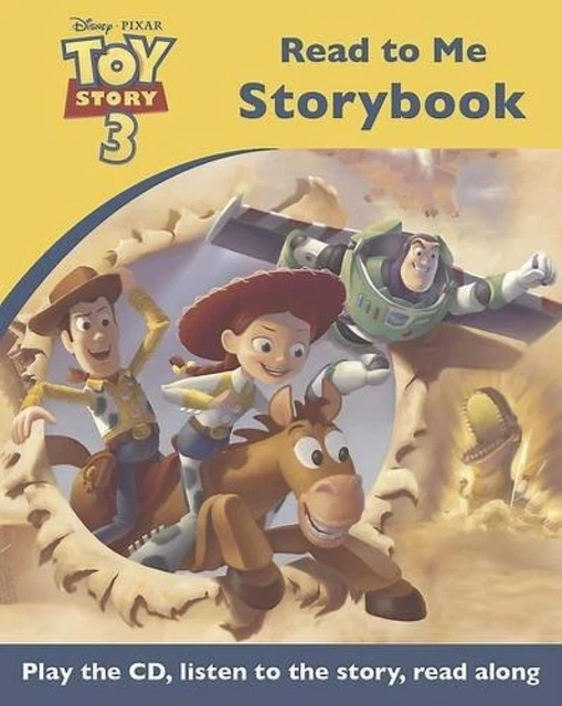 DISNEY TOY STORY 3 Read to Me Book DVD Children & Young Adults (2013 ...