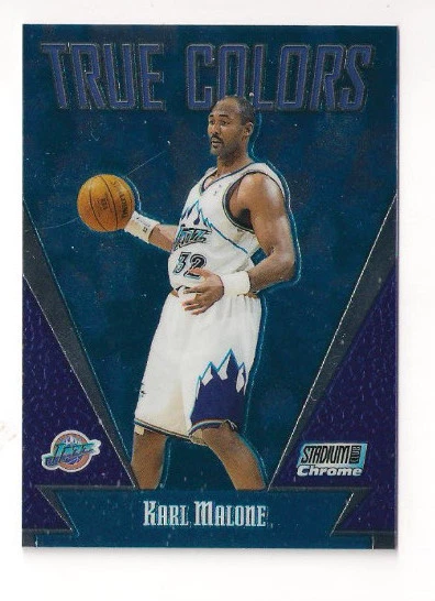 99/00 STADIUM CLUB Karl Malone True Colors Insert Card EUR 2,20 ...