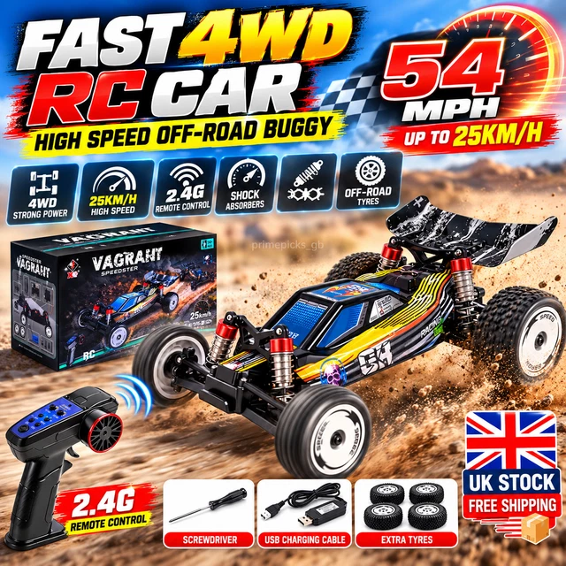 Fast 4wd Rc Car 2 4g Remote Control Toys High Speed Cars Off Road Buggy